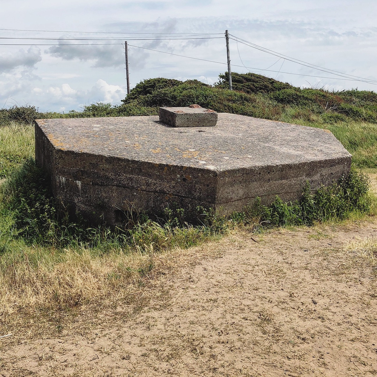 Fallen Bunker at Sand Bay #366photos2020 - James Clay Stuff